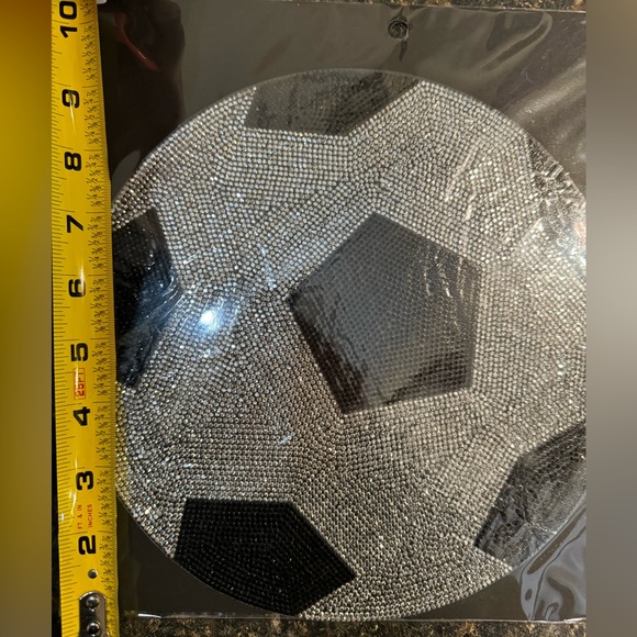Accessories | New Rhinestone Soccer Ball Iron On Patch | Poshmark